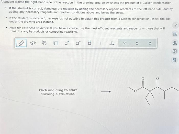 Solved A student claims the right-hand side of the reaction | Chegg.com