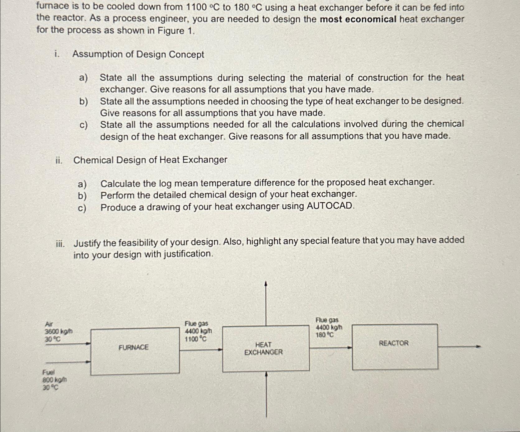 Solved furnace is to be cooled down from 1100°C ﻿to 180°C | Chegg.com