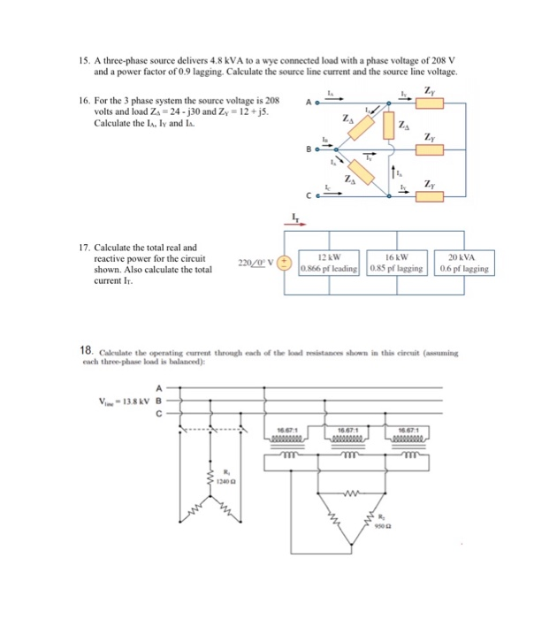 Solved 10. Two loads connected in parallel draw a total of | Chegg.com