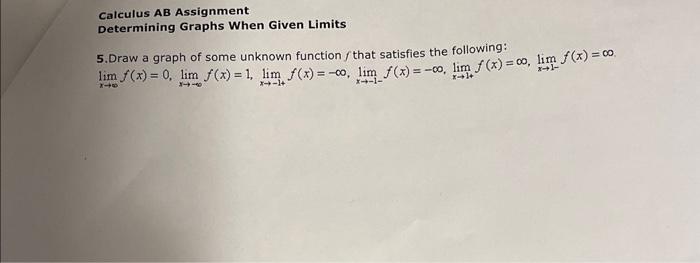 3. Draw a graph of some unknown function f that | Chegg.com