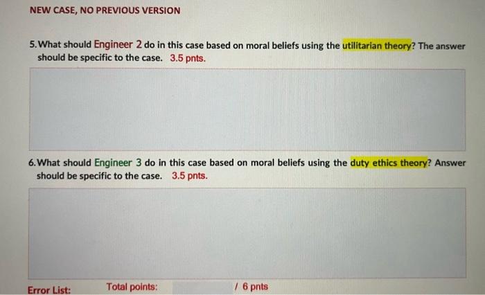 ETHICSUse Code of Ethics (NSPE) to solve this caseDUE | Chegg.com