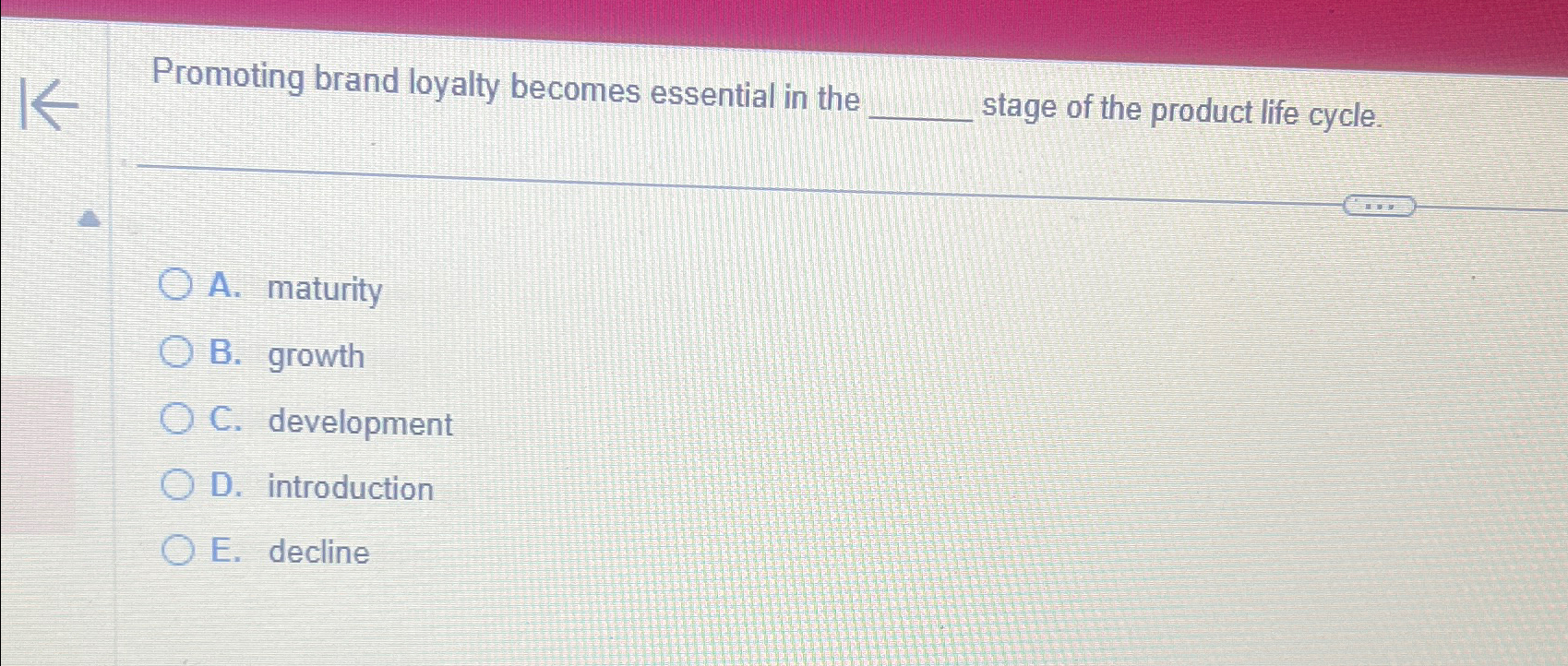 Solved Promoting brand loyalty becomes essential in the | Chegg.com