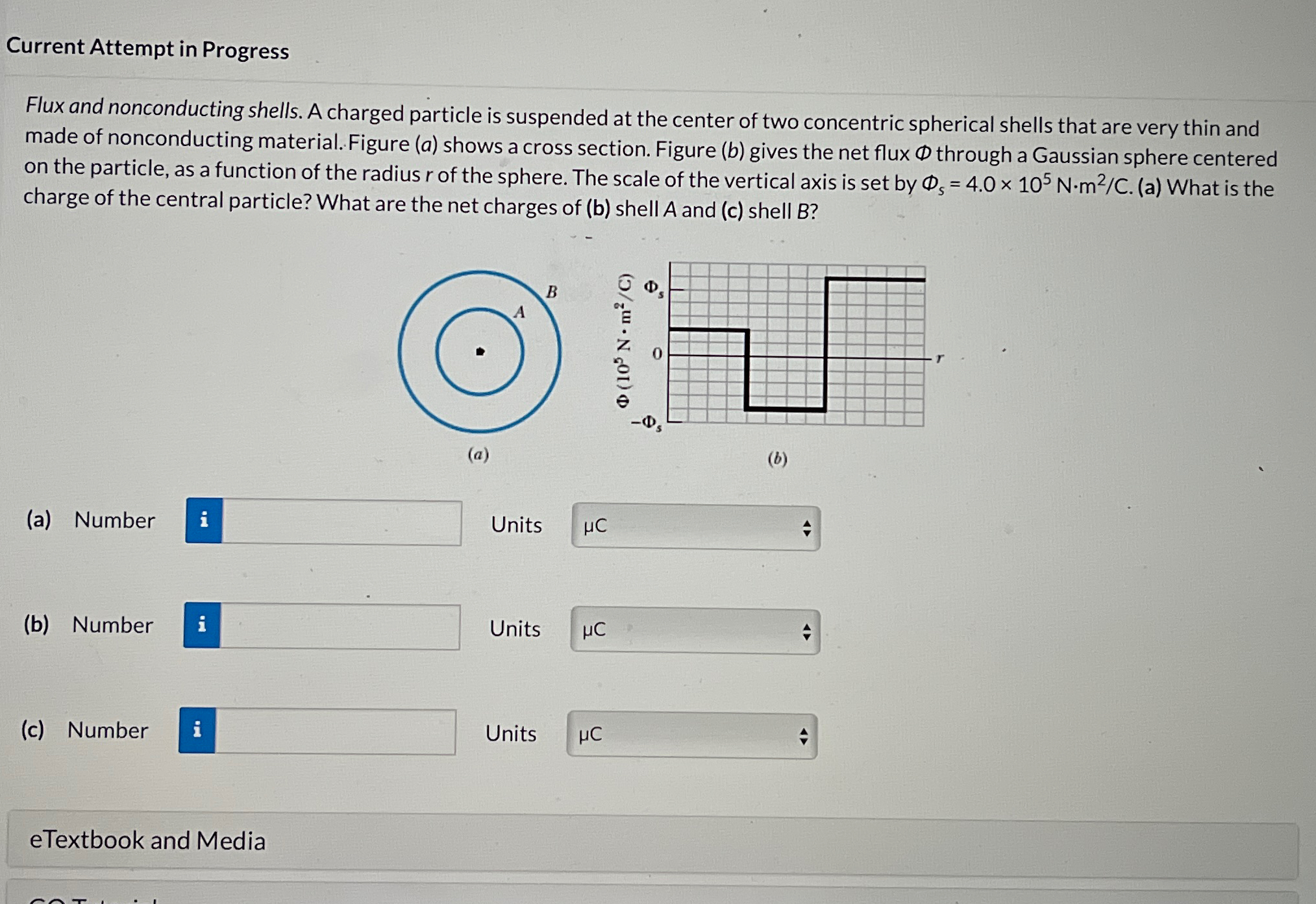 Solved Current Attempt in ProgressFlux and nonconducting | Chegg.com