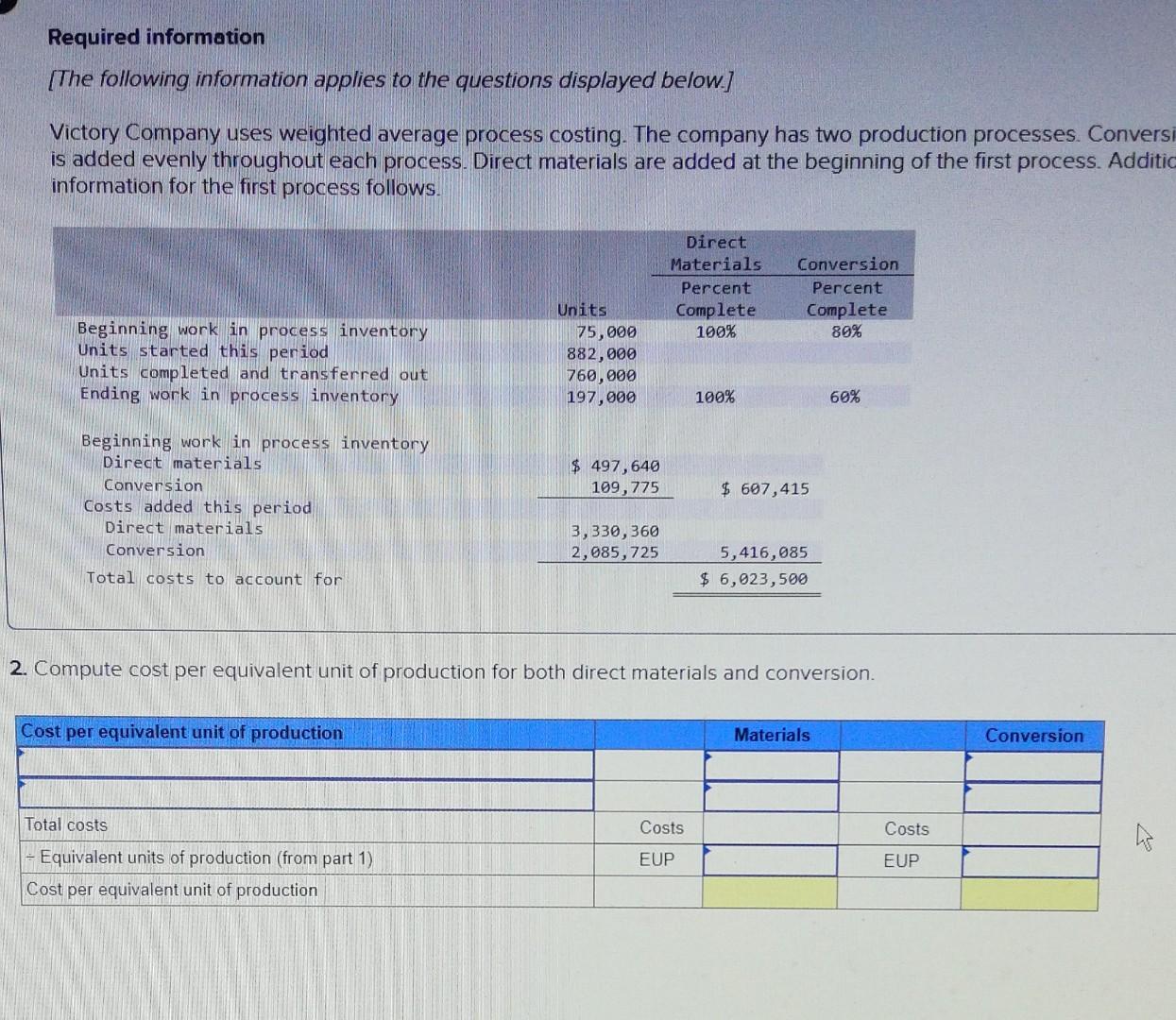 Solved Required information [The following information | Chegg.com