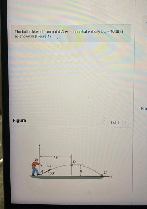 Solved Determine the maximum height h it reaches. Express | Chegg.com