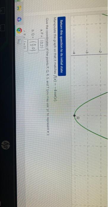 Solved fietete the graph so that it matches f(x)=−4cos(x). | Chegg.com