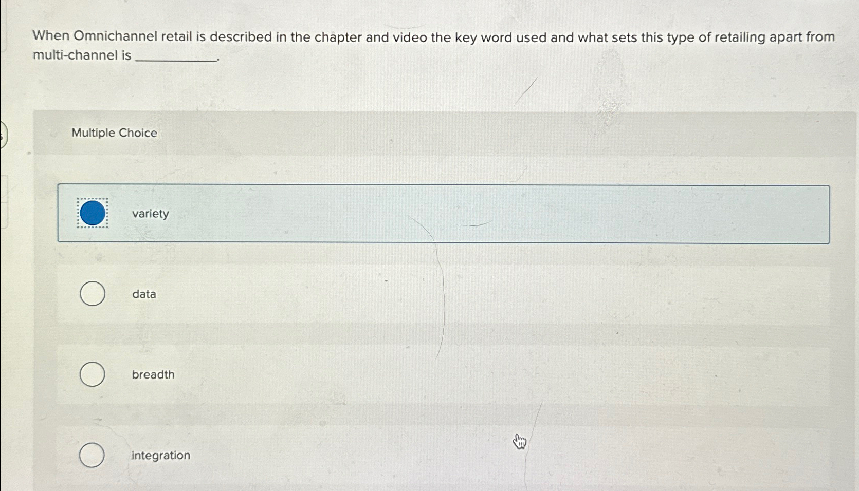 Solved When Omnichannel retail is described in the chapter | Chegg.com