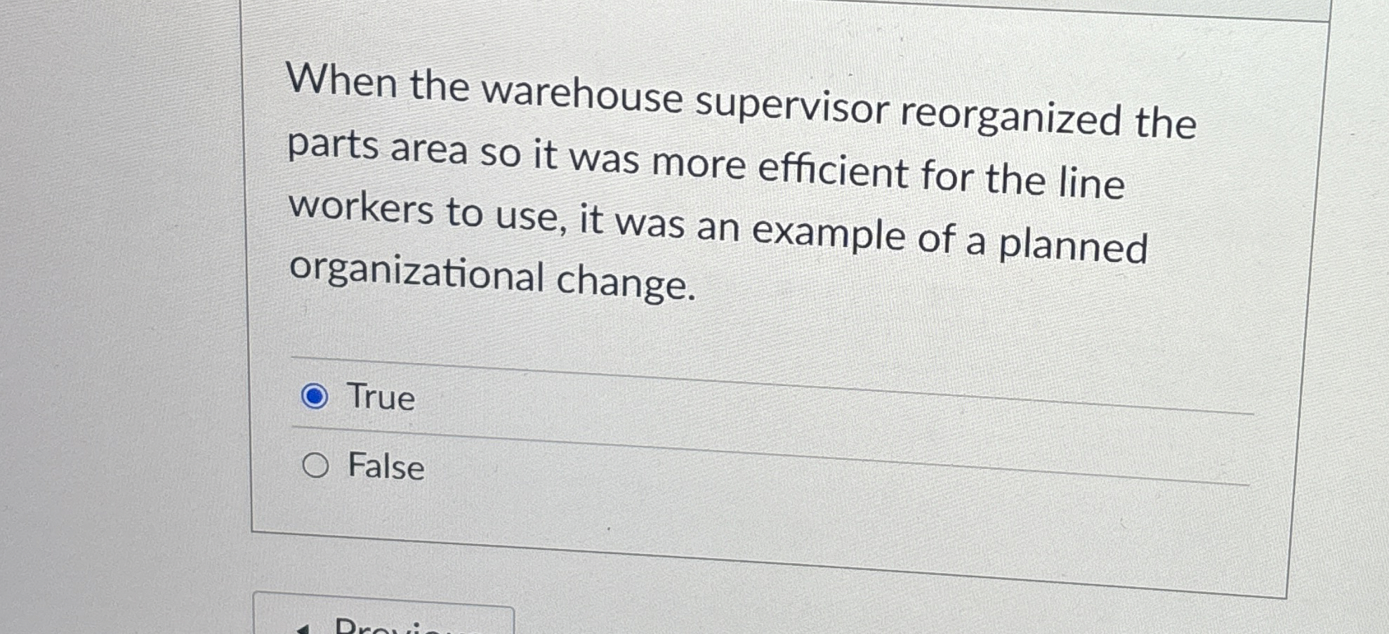 Solved When the warehouse supervisor reorganized the parts | Chegg.com