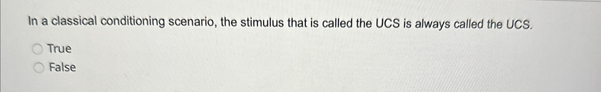 Solved In a classical conditioning scenario, the stimulus | Chegg.com