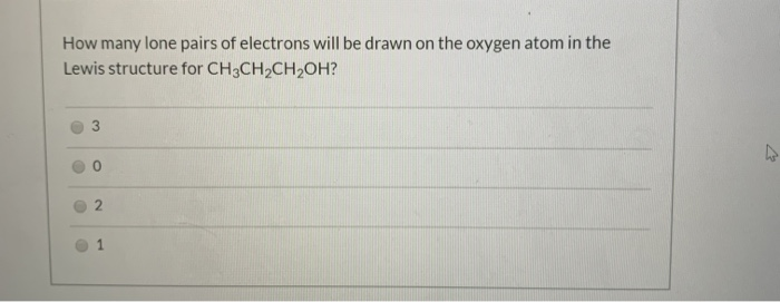 Ch3ch2ch2oh Lewis Structure