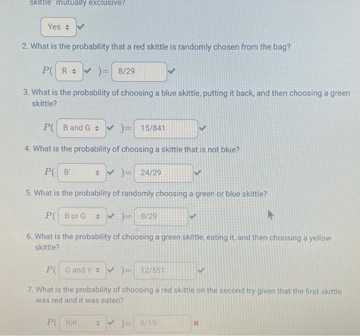 Solved Instructions: Given that a bag of skitties has 10 | Chegg.com