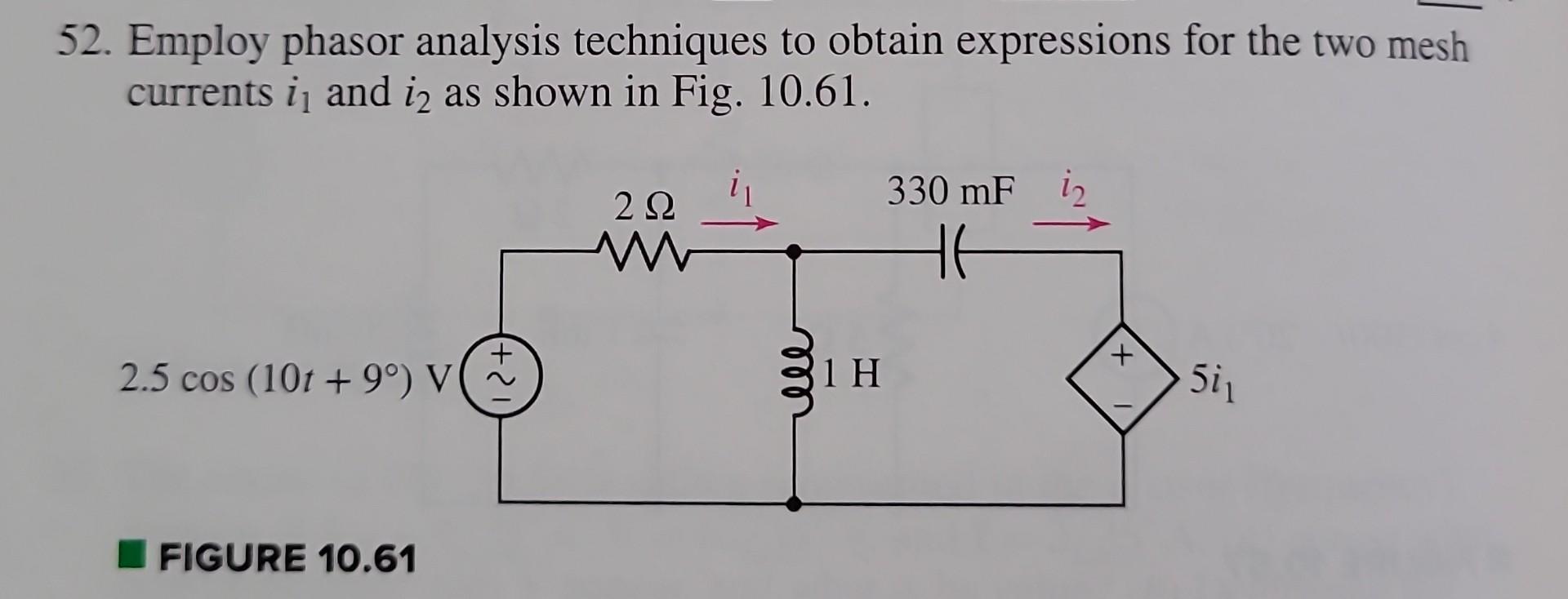 Solved 10.4 The Phasor 25. Transform each of the following | Chegg.com
