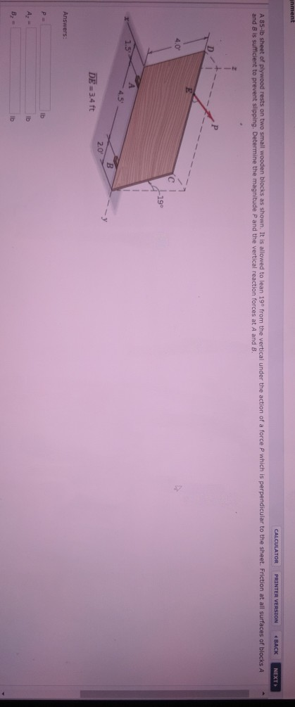 Solved inment CALCULATOR PRINTER VERSION | Chegg.com