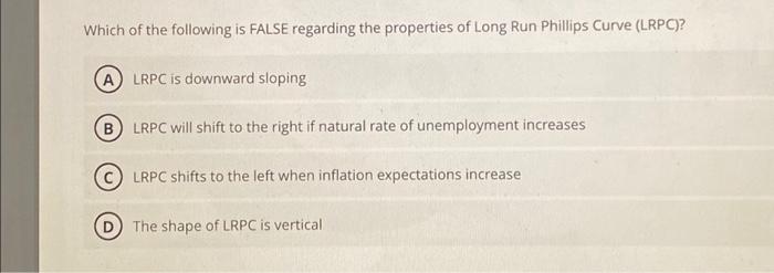 Solved Which of the following is FALSE regarding the | Chegg.com