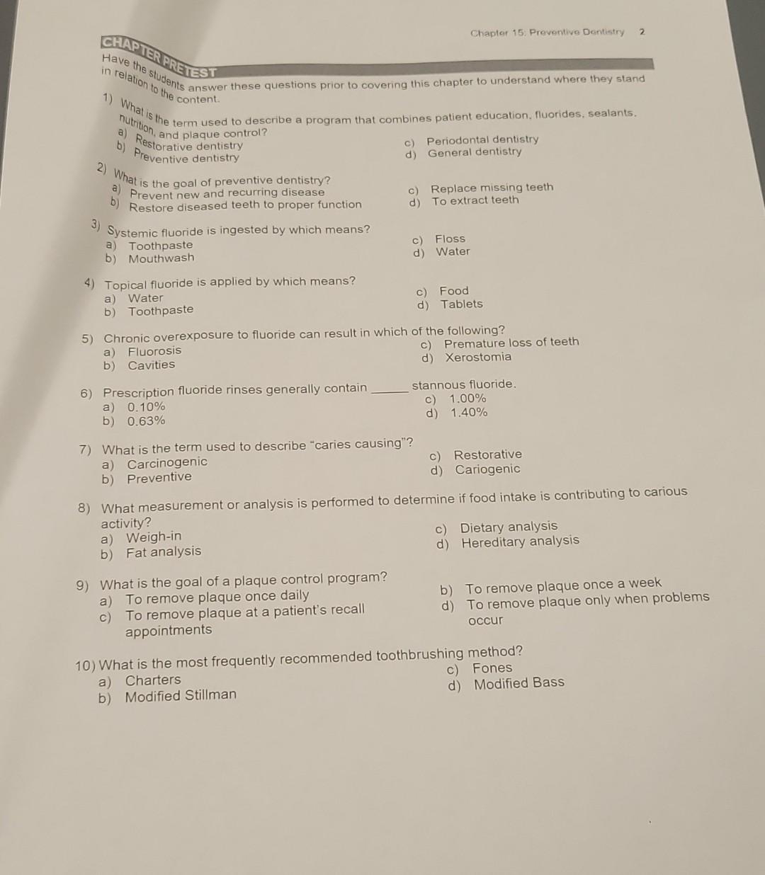 nutritis the term used to describe a program that | Chegg.com