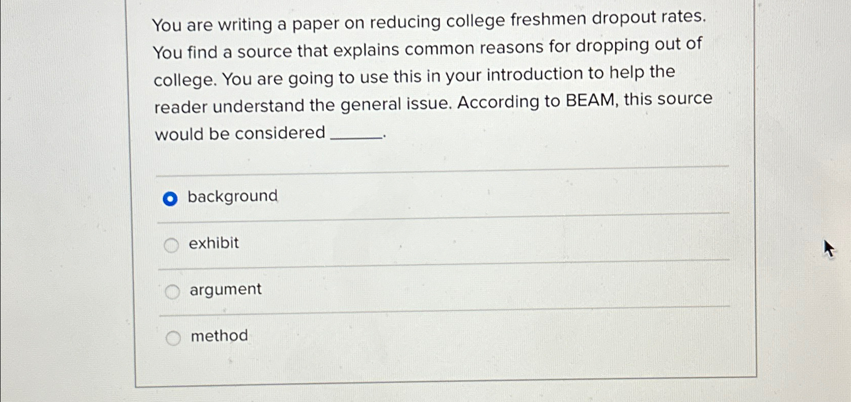 Solved You are writing a paper on reducing college freshmen | Chegg.com