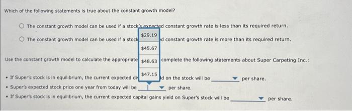 Solved Which of the following statements is true about the | Chegg.com