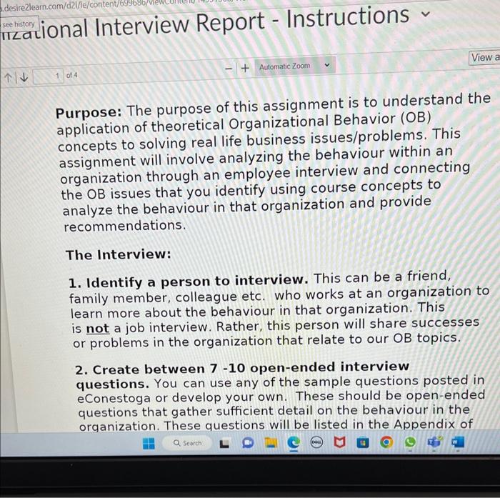 Purpose: The purpose of this assignment is to | Chegg.com