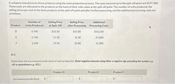 Solved A company manufactures three products using the same | Chegg.com