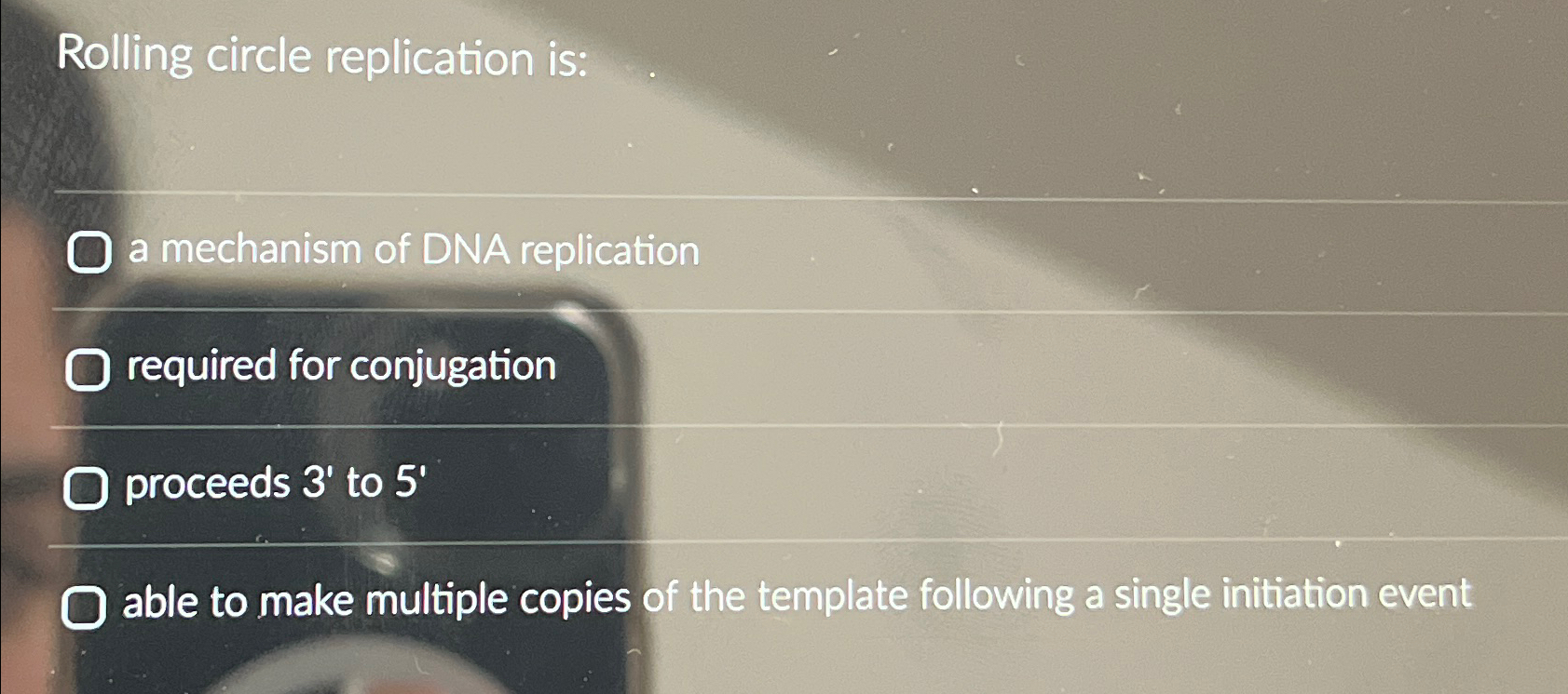 Solved Rolling circle replication is:a mechanism of DNA | Chegg.com