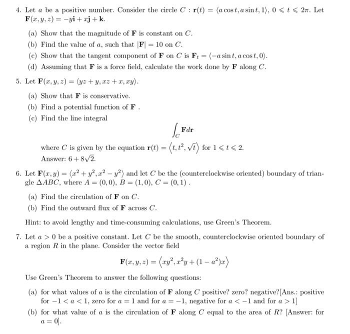 Solved 1. For a given vector field F(x,y), sketch the | Chegg.com