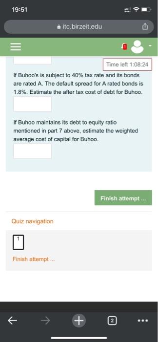 Solved The outcome of a regression of Buhoo monthly stock | Chegg.com