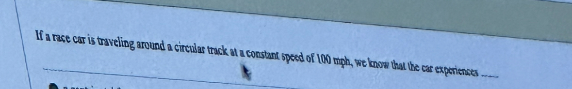 Solved If a rese car is traveling around a circular track at | Chegg.com