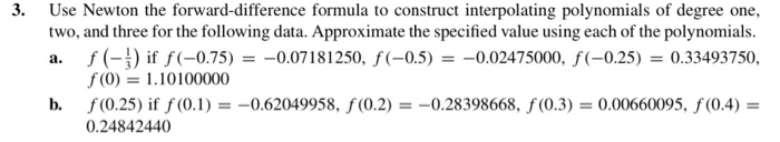 Solved 17. For a function f, the forward-divided differences | Chegg.com