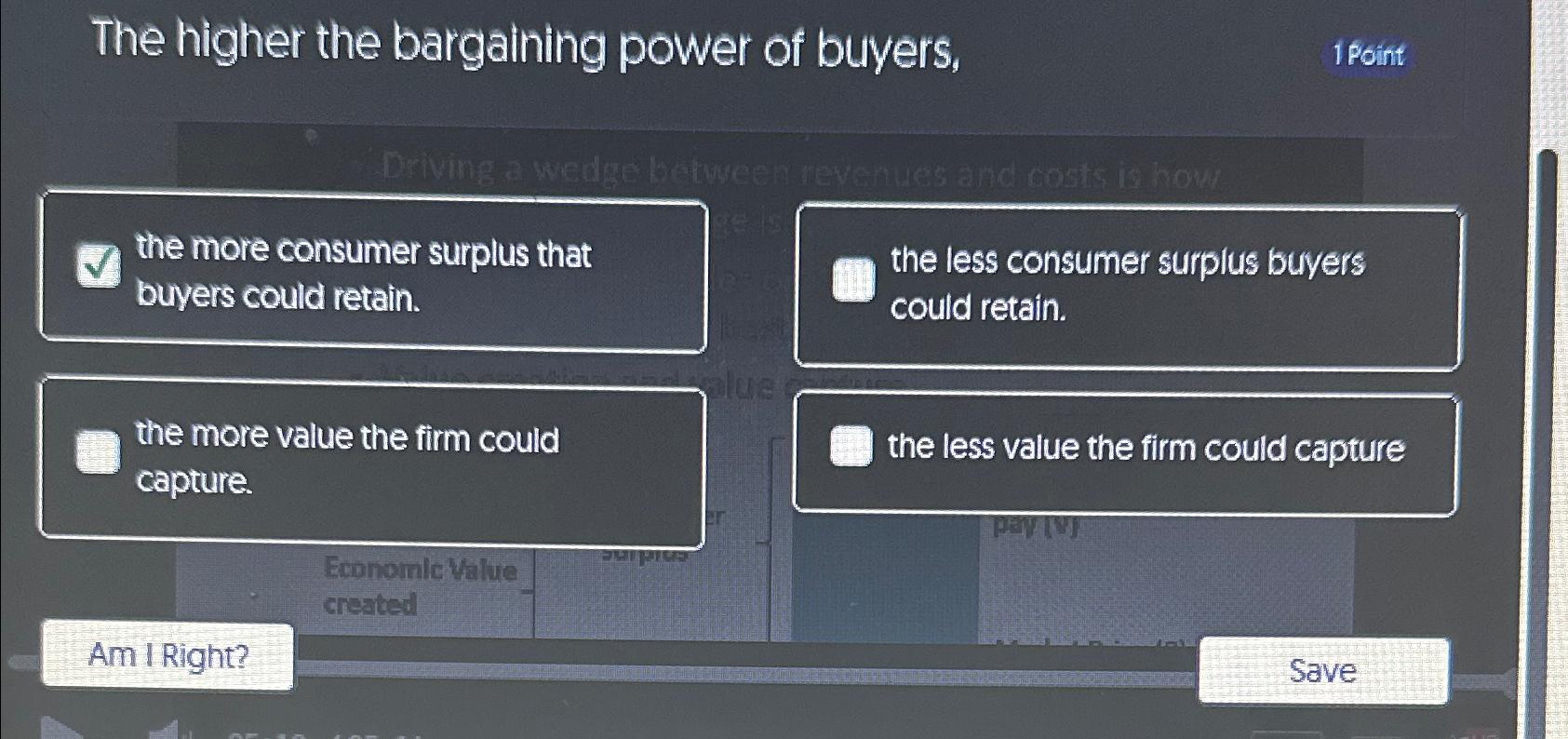 Solved The higher the bargaining power of buyers,1 ﻿Peintthe | Chegg.com