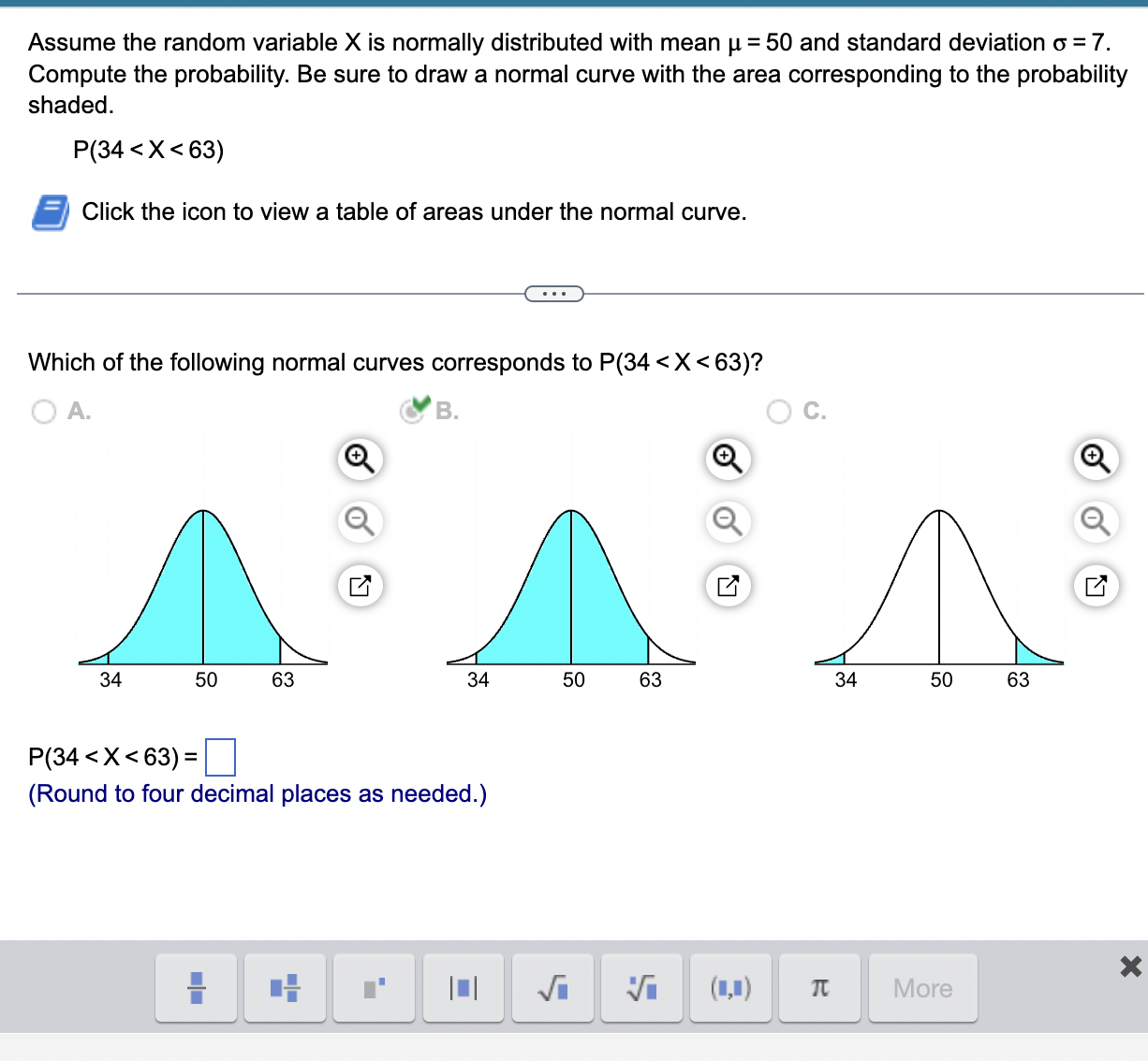 Solved Assume the random variable x ﻿is normally distributed | Chegg.com