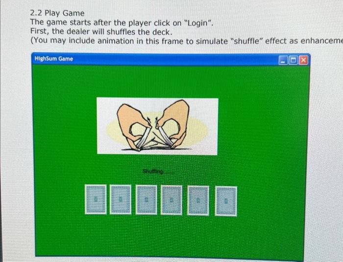 Solved 2. Task Enhance the one player Java game application | Chegg.com