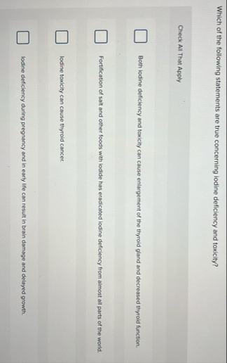 Solved Which of the following statements are true concerning | Chegg.com