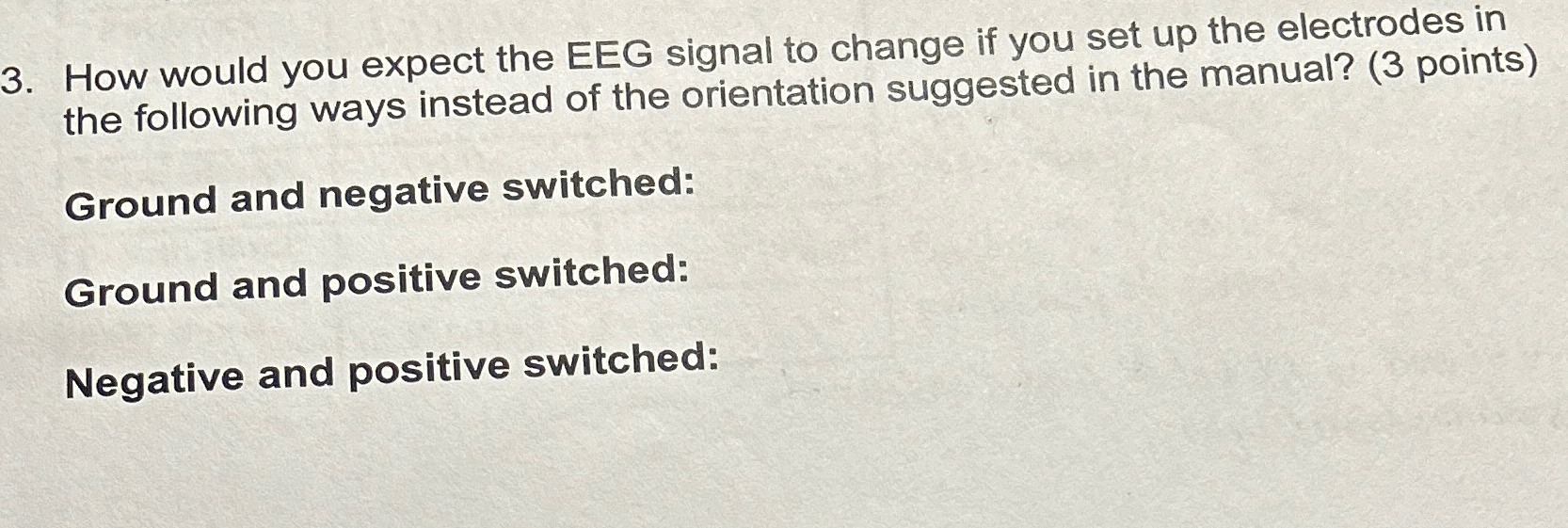Solved How would you expect the EEG signal to change if you | Chegg.com
