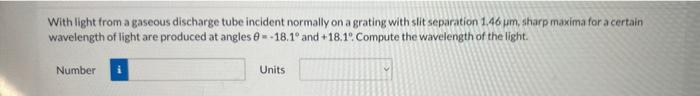 Solved (a) What is the angular separation of two stars if | Chegg.com