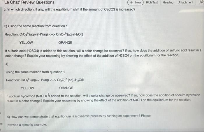 Solved Reaction: CrO42−(aq)+2H+(aq) Cr2O72−(aq)+H2O(l) | Chegg.com