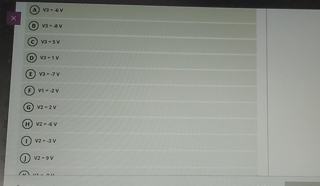 Solved Find V1, V2 and V3 using Nodal Analysis. Select all | Chegg.com