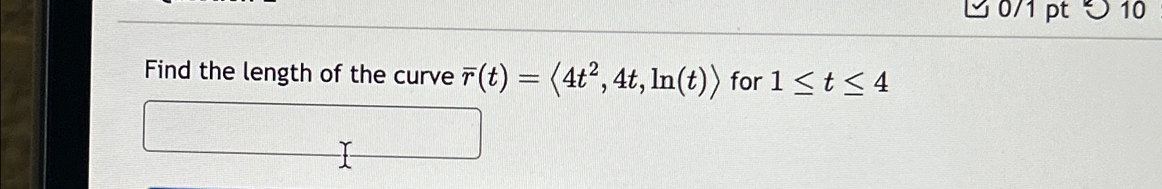 Solved Find the length of the curve | Chegg.com