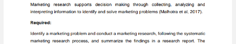 Marketing research supports decision making through | Chegg.com