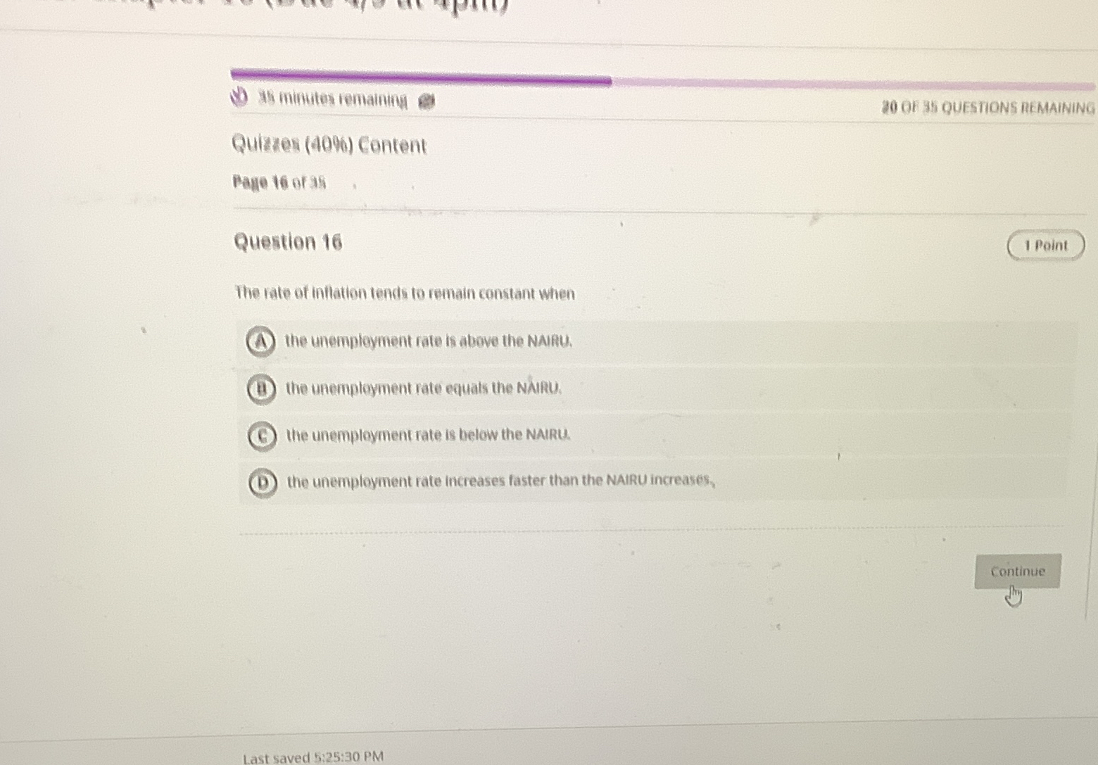 Solved Is minutes remaining300 ﻿I 35 ﻿QUESTIONS | Chegg.com
