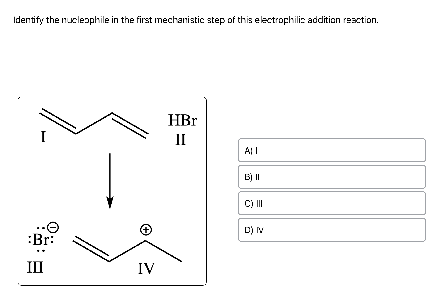 Identify the nucleophile in the first mechanistic | Chegg.com