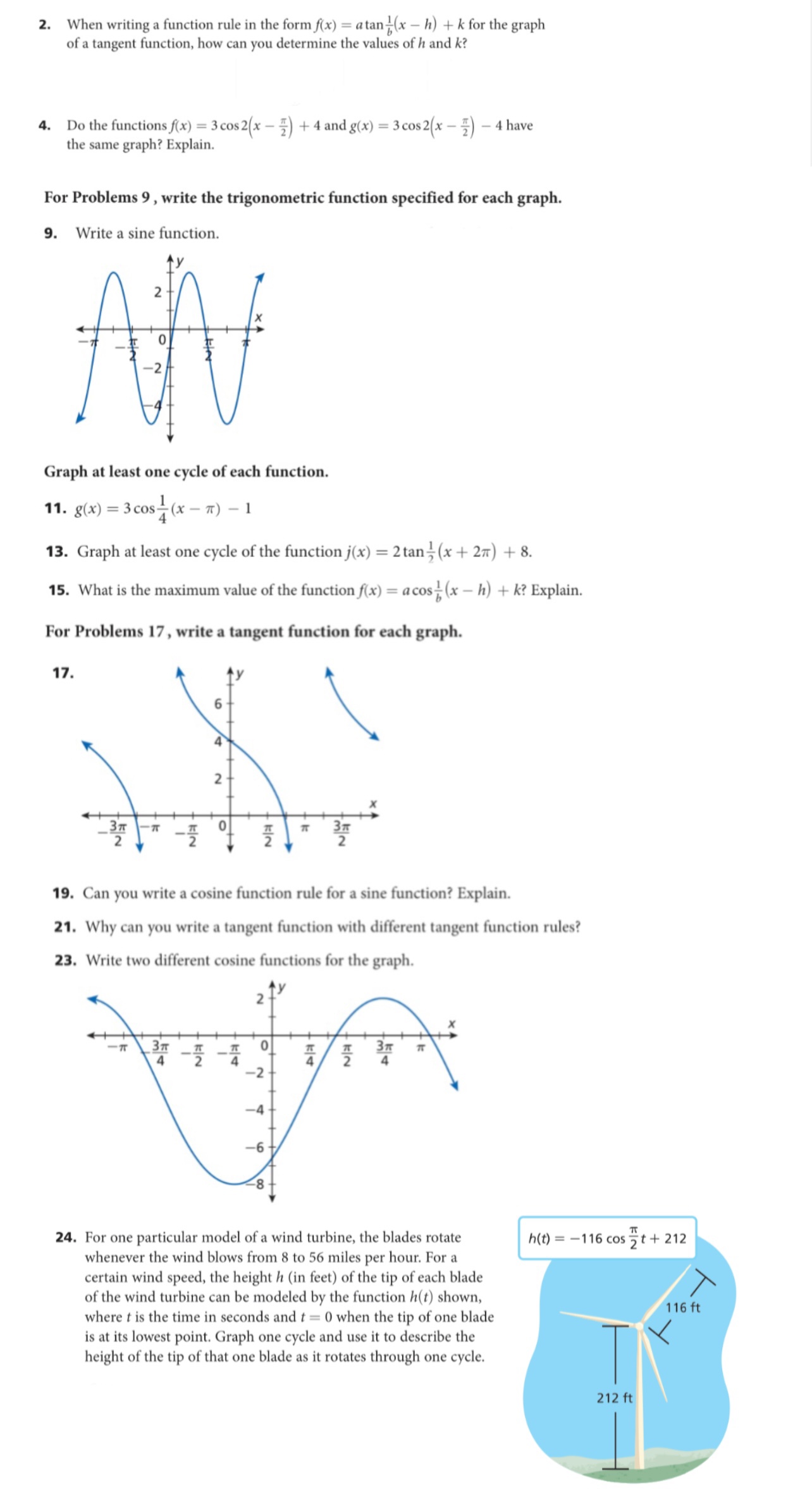 Solved When writing a function rule in the form | Chegg.com