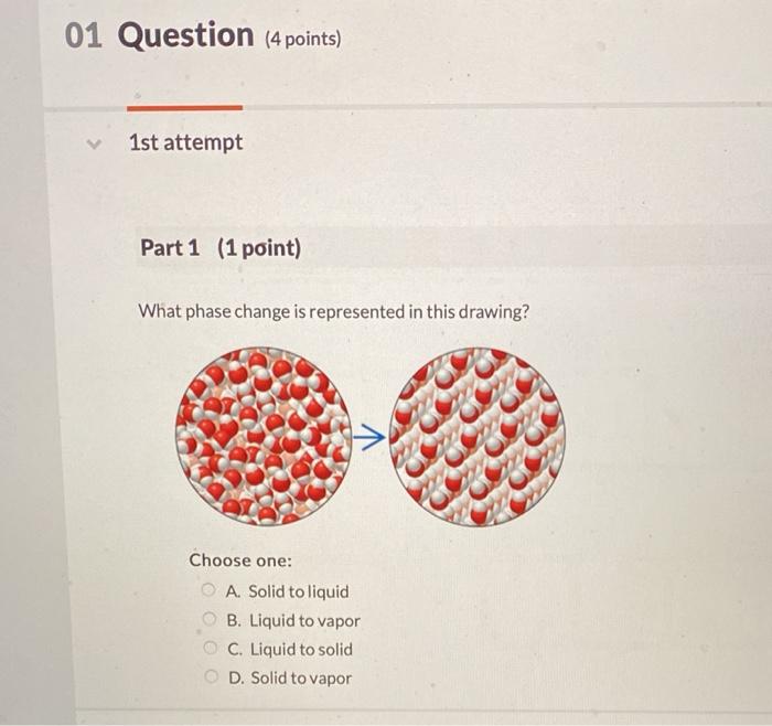 Solved 01 Question (4 points) 1st attempt Part 1 (1 point) | Chegg.com
