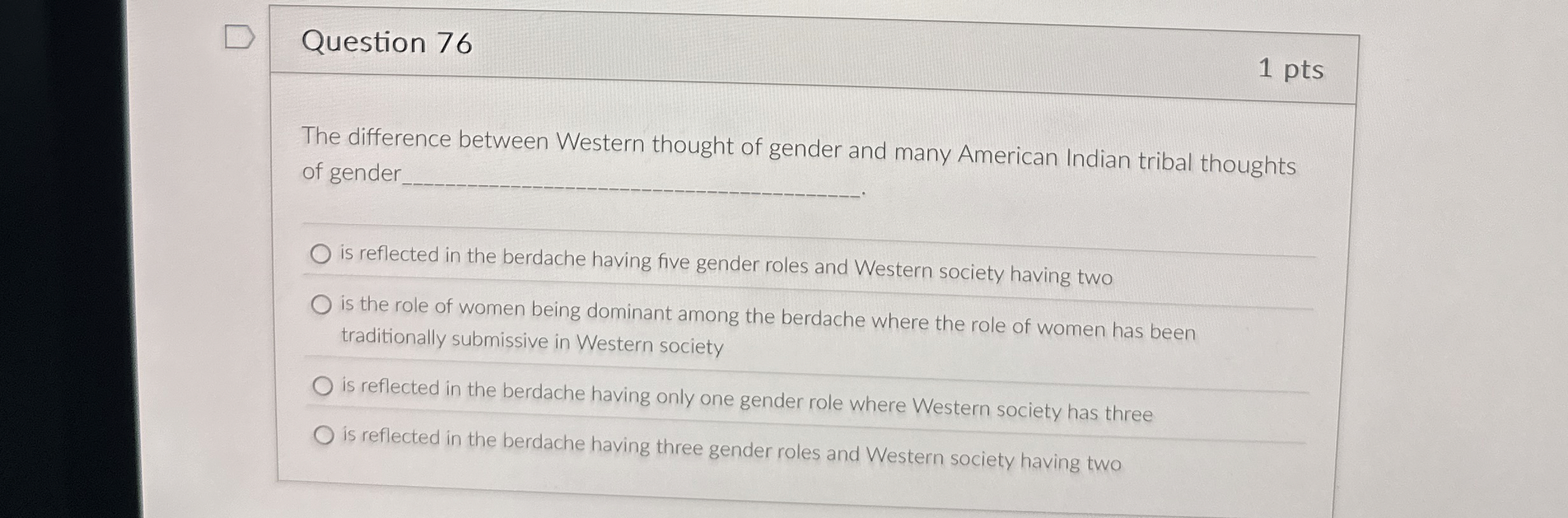 Solved Question 761 ﻿ptsThe difference between Western | Chegg.com