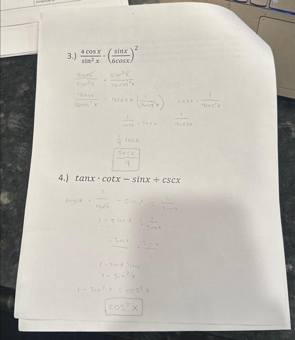 Could somebody please check my work for the first | Chegg.com