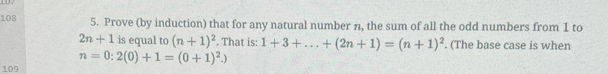 Solved Prove (by induction) ﻿that for any natural number n, | Chegg.com