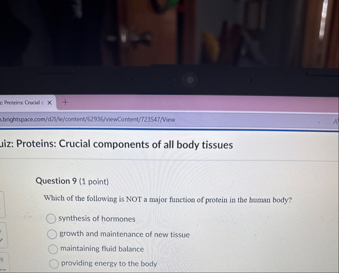 Solved z ﻿Proteins | Chegg.com