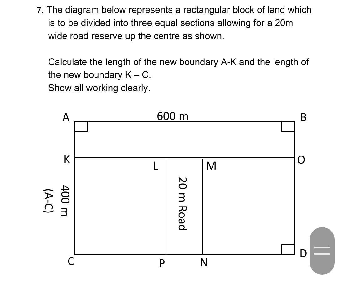 Solved 7. The diagram below represents a rectangular block | Chegg.com
