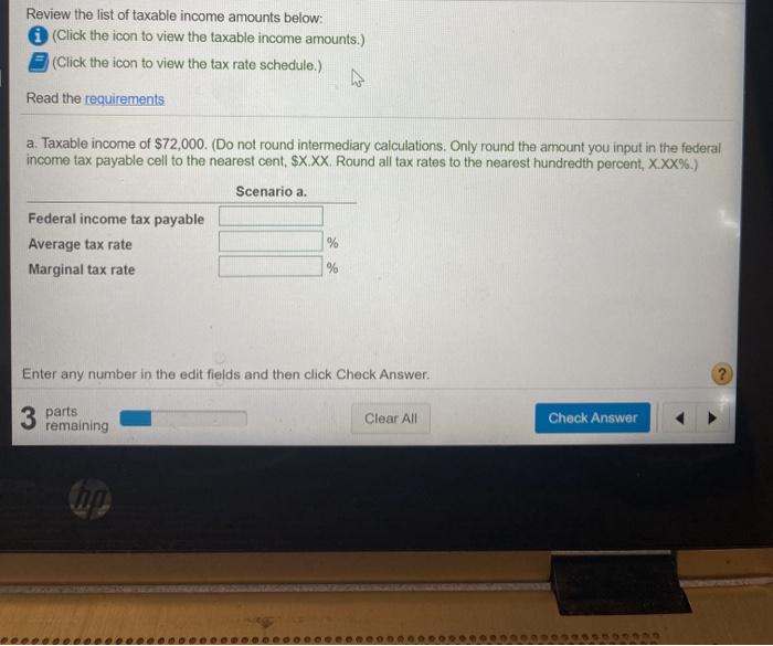 Solved Review the list of taxable income amounts below: | Chegg.com