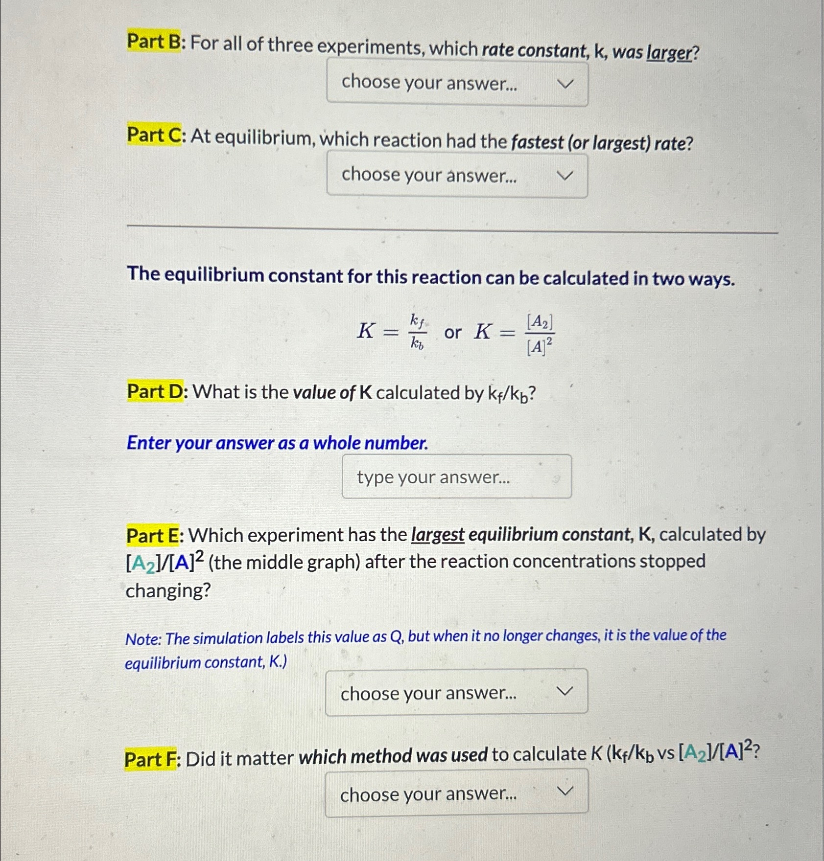 Use the Chemical Thinking Interactives simulation to | Chegg.com