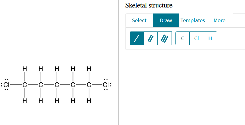 Solved Draw the Lewis structures as skeletal | Chegg.com